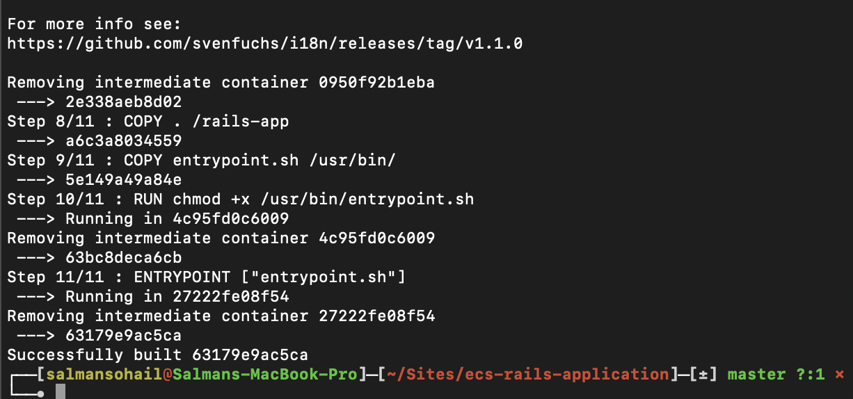 Push Rails Docker application to AWS ECR – Salzam Push Rails Docker application to AWS ECR – Salzam
