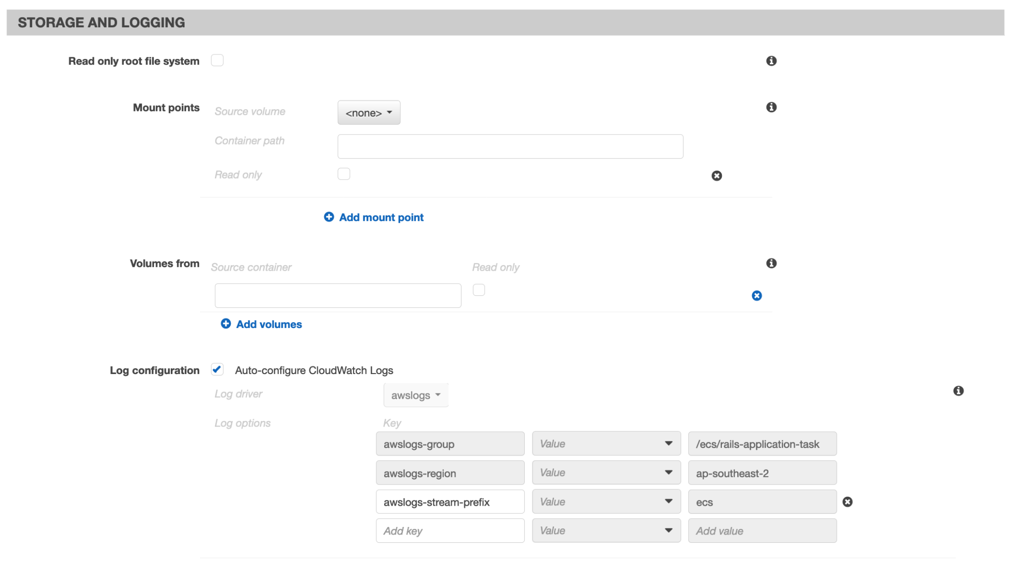 Create ECS task definition for Rails Docker image (Rails and Sidekiq) – Salzam